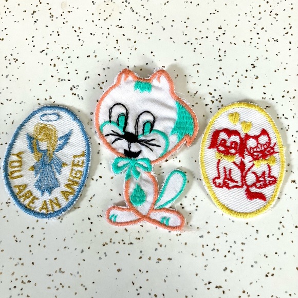 Vintage | Accessories | Vintage 6s Puppy Dog Cat Kitten Angel ...